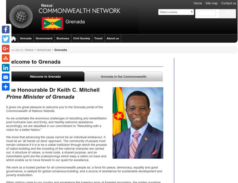 Commonwealth Secretariat: Grenada Graphic for 9th - 10th Grade | Lesson ... Commonwealth Secretariat: Grenada Graphic for 9th - 10th Grade | Lesson ...
