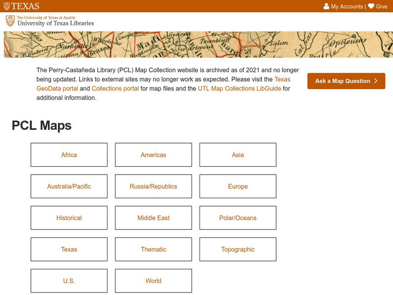 The Perry Castaneda Library Map Collection Graphic for 9th - 10th Grade ... The Perry Castaneda Library Map Collection Graphic for 9th - 10th Grade ...
