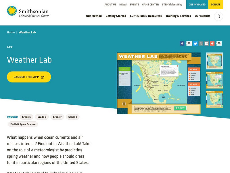 Smithsonian Science Education Center: Weather Lab App for 3rd - 5th ... Smithsonian Science Education Center: Weather Lab App for 3rd - 5th ...