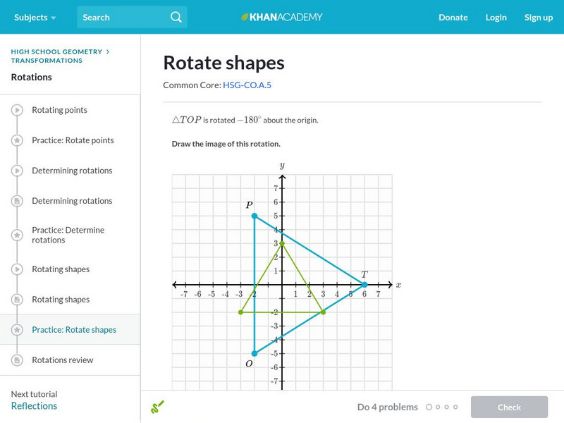 Khan Academy: Rotate Shapes Unknown Type for 9th - 10th Grade | Lesson ... Khan Academy: Rotate Shapes Unknown Type for 9th - 10th Grade | Lesson ...
