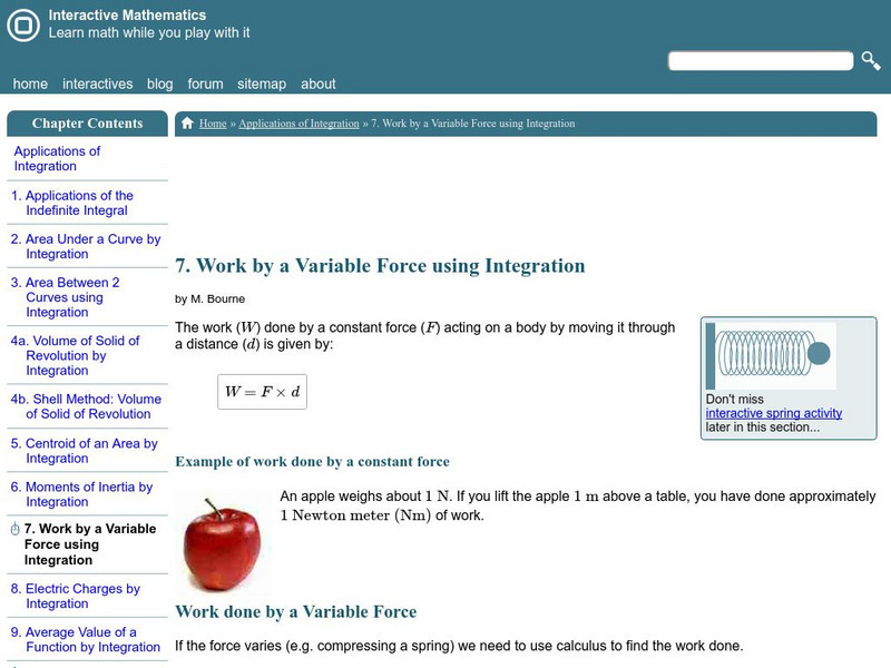 Interactive Mathematics Work Activity For 9th 10th Grade Lesson Planet