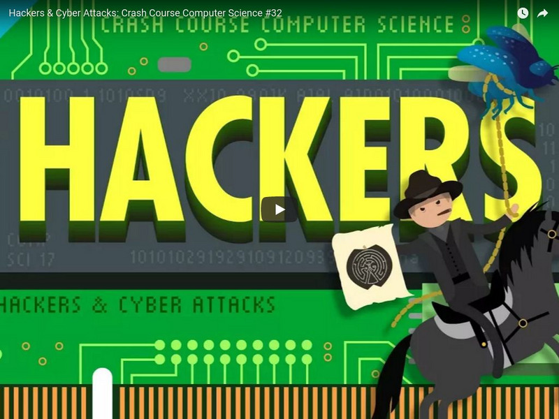 Crash Course Computer Science 32 Hackers And Cyber Attacks Instructional Video For 9th 10th