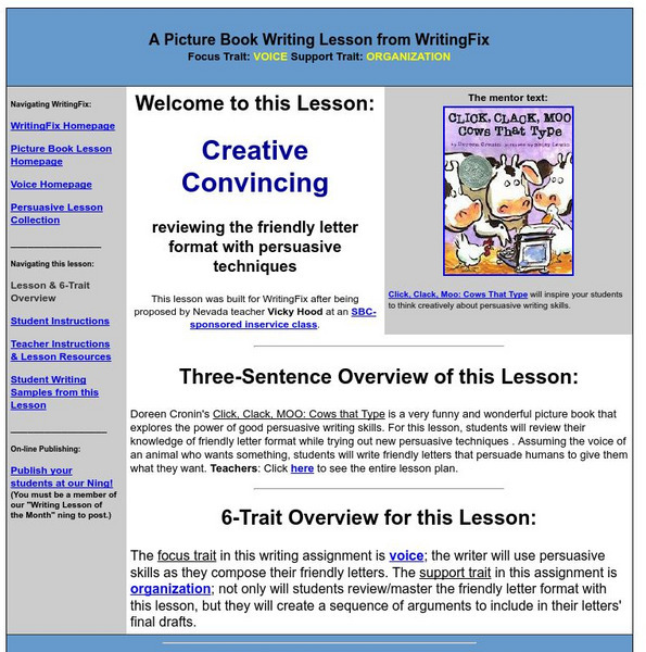 Writing Fix: Creative Convincing Lesson Plan for 9th - 10th Grade ... Writing Fix: Creative Convincing Lesson Plan for 9th - 10th Grade ...