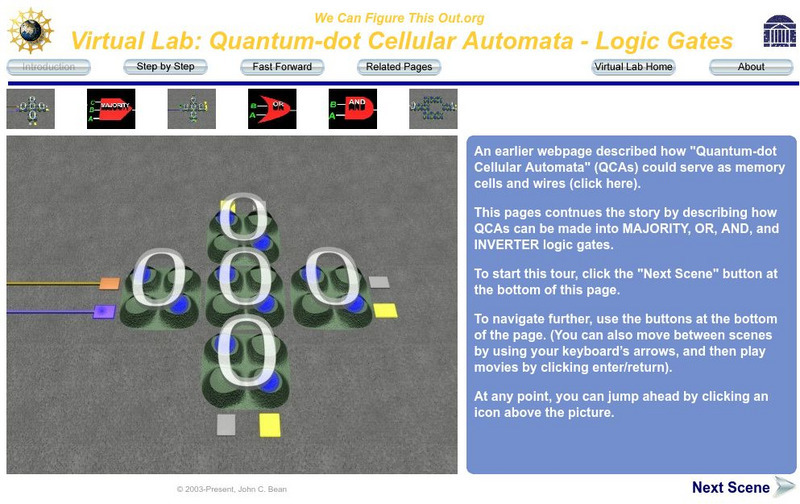 Uva Virtual Lab Quantum Dot Cellular Automata Qca Logic Gates Activity For 9th 10th Grade