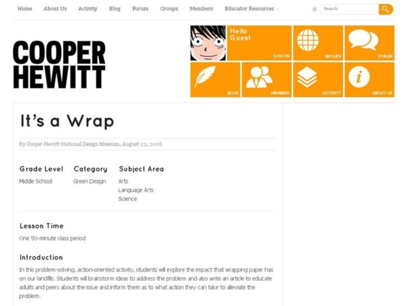 It s A Wrap Lesson Plan For 6th 8th Grade Lesson Planet it-s-a-wrap-lesson-plan-for-6th-8th-grade-lesson-planet