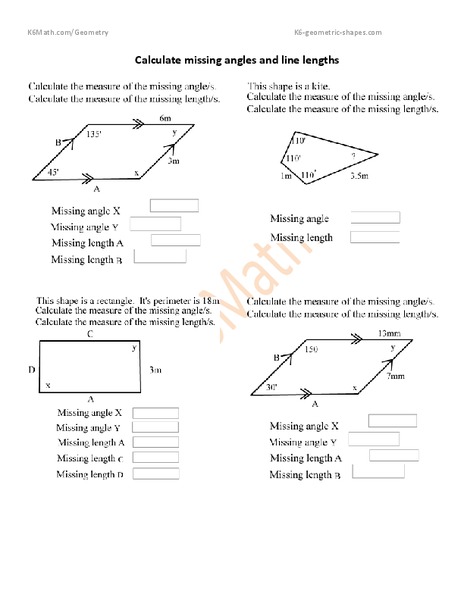 Calculate Missing Angles And Line Lengths Worksheet For 4th 6th Grade Lesson Planet calculate-missing-angles-and-line-lengths-worksheet-for-4th-6th-grade-lesson-planet