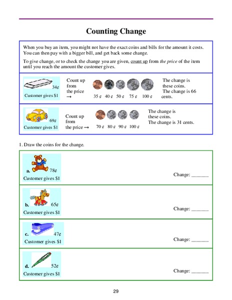 Counting Change Lesson Plan For 3rd 6th Grade Lesson Planet Counting Change Lesson Plan For 3rd 6th Grade Lesson Planet