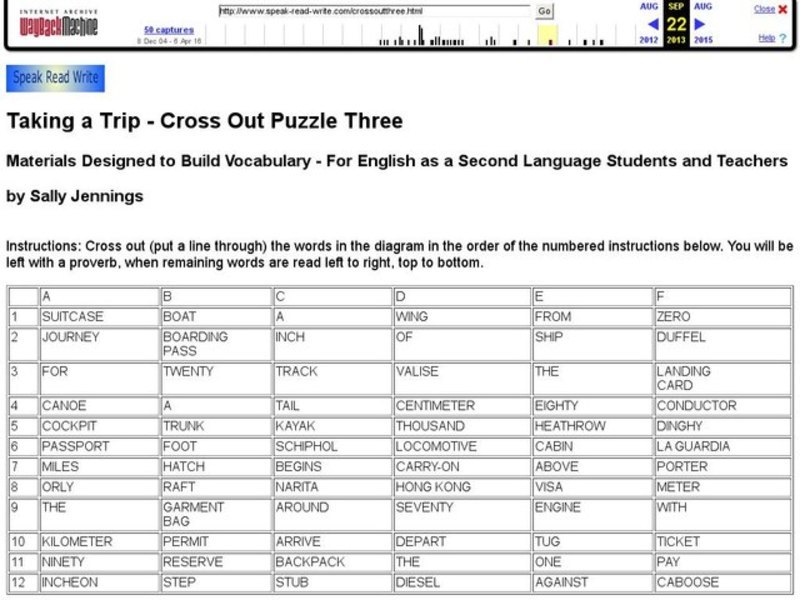 Taking A Trip Cross Out Puzzle Three Worksheet For 2nd 3rd Grade taking-a-trip-cross-out-puzzle-three-worksheet-for-2nd-3rd-grade