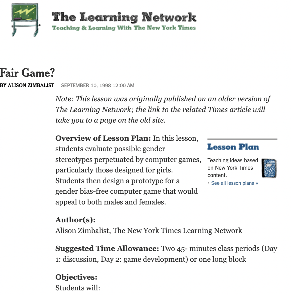 Fair Game Lesson Plan For 6th 12th Grade Lesson Planet fair-game-lesson-plan-for-6th-12th-grade-lesson-planet