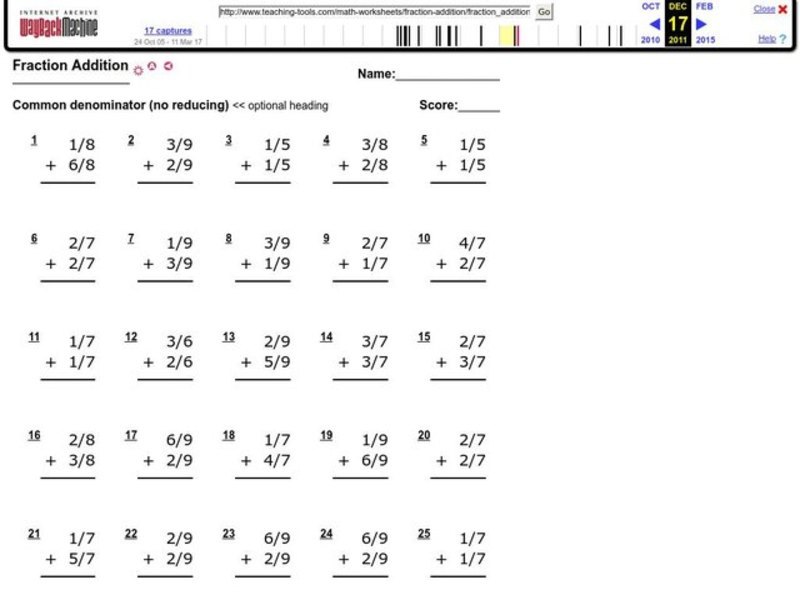 Fraction Addition Worksheet For 4th 8th Grade Lesson Planet fraction-addition-worksheet-for-4th-8th-grade-lesson-planet