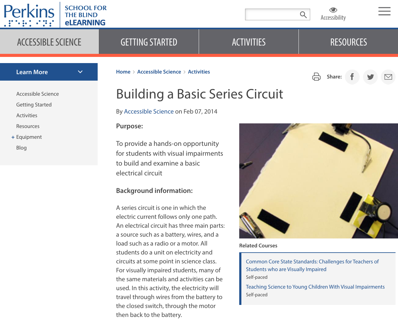 Building A Basic Series Circuit Lesson Plan For 5th 12th Grade