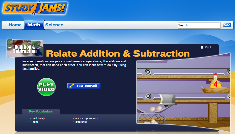 Study Jams! Relate Addition & Subtraction Interactive for 1st - 4th ... Study Jams! Relate Addition & Subtraction Interactive for 1st - 4th ...