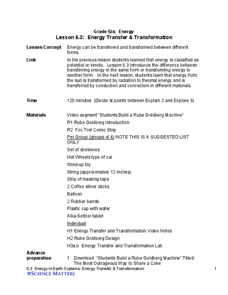 Energy Transfer And Transformation Lesson Plan For 6th Grade Lesson energy-transfer-and-transformation-lesson-plan-for-6th-grade-lesson