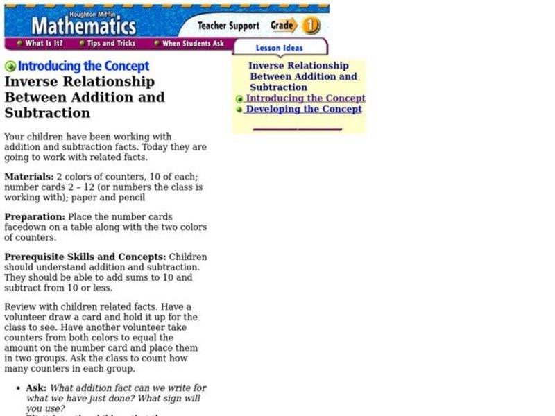 inverse-relationship-between-addition-and-subtraction-lesson-plan-for