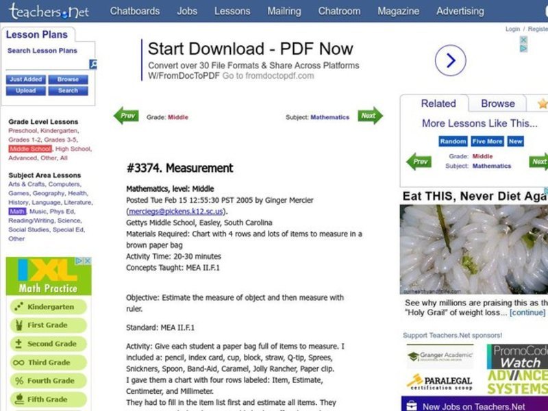 Measurement Lesson Plan For 6th 8th Grade Lesson Planet measurement-lesson-plan-for-6th-8th-grade-lesson-planet