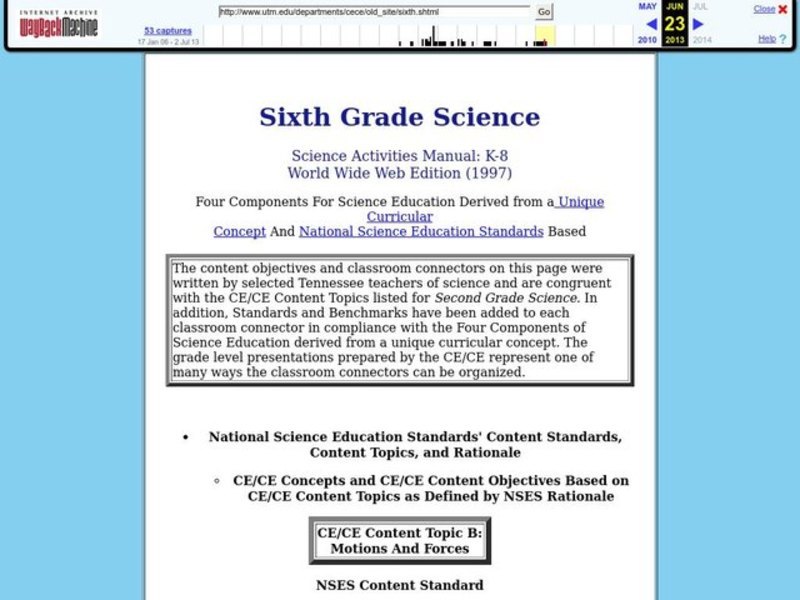 Motions and Forces Lesson Plan for 6th - 8th Grade | Lesson Planet Motions and Forces Lesson Plan for 6th - 8th Grade | Lesson Planet