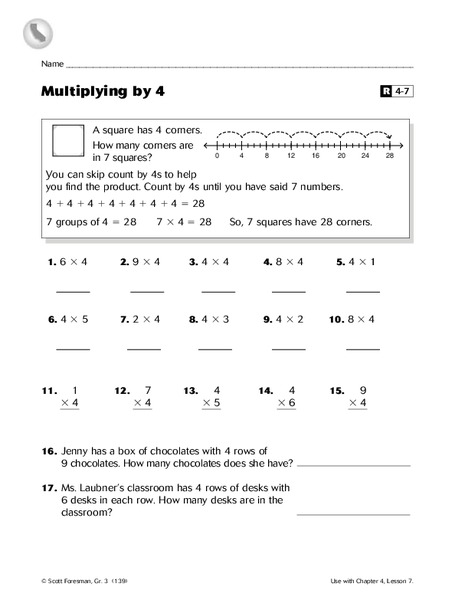 Multiplying By 4 Worksheet For 3rd 5th Grade Lesson Planet multiplying-by-4-worksheet-for-3rd-5th-grade-lesson-planet