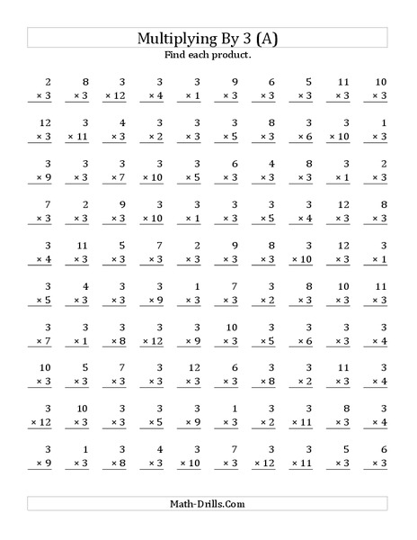 multiplying-with-3-a-worksheet-for-2nd-4th-grade-lesson-planet