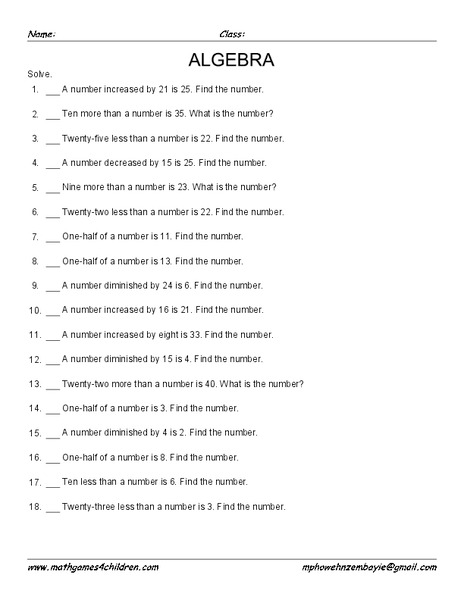 Number Problems Worksheet For 4th 5th Grade Lesson Planet number-problems-worksheet-for-4th-5th-grade-lesson-planet