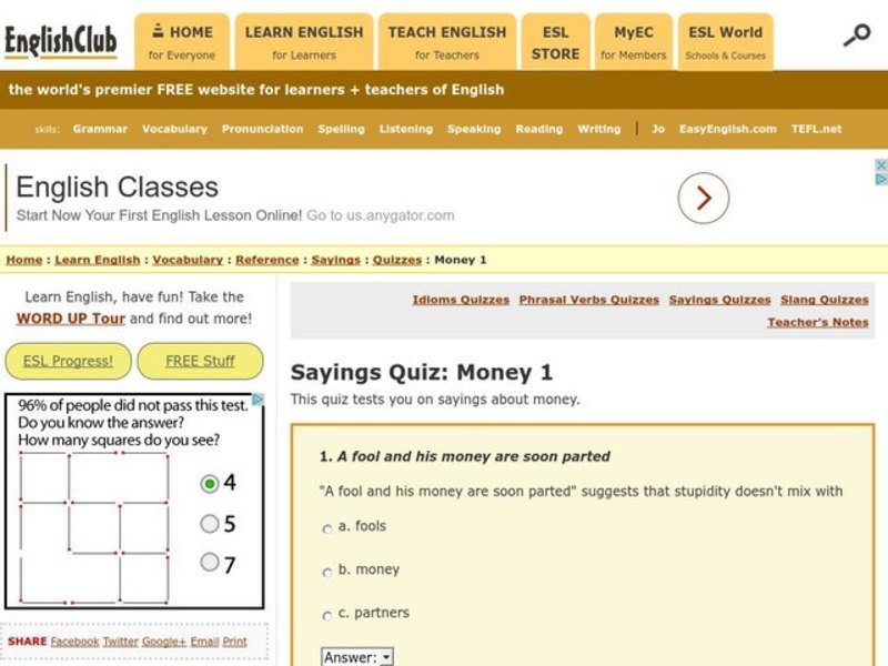 Sayings Quiz Money Interactive For 6th 8th Grade Lesson Planet sayings-quiz-money-interactive-for-6th-8th-grade-lesson-planet